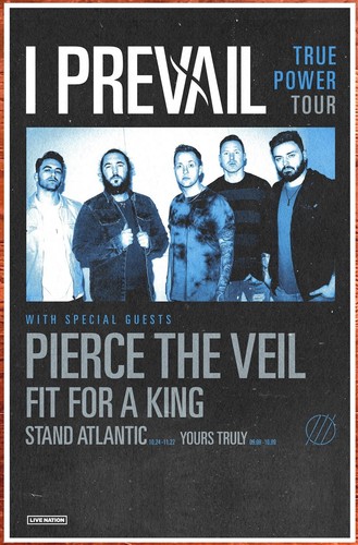 I PREVAIL PIERCE THE VEIL FIT FOR A KING True Power Tour 2022 Ltd Ed ...