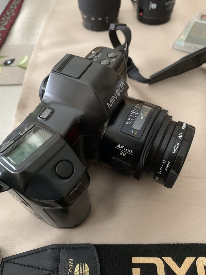 Minolta DYNAX 8000i 35mm Camera Plus Lenses | eBay UK