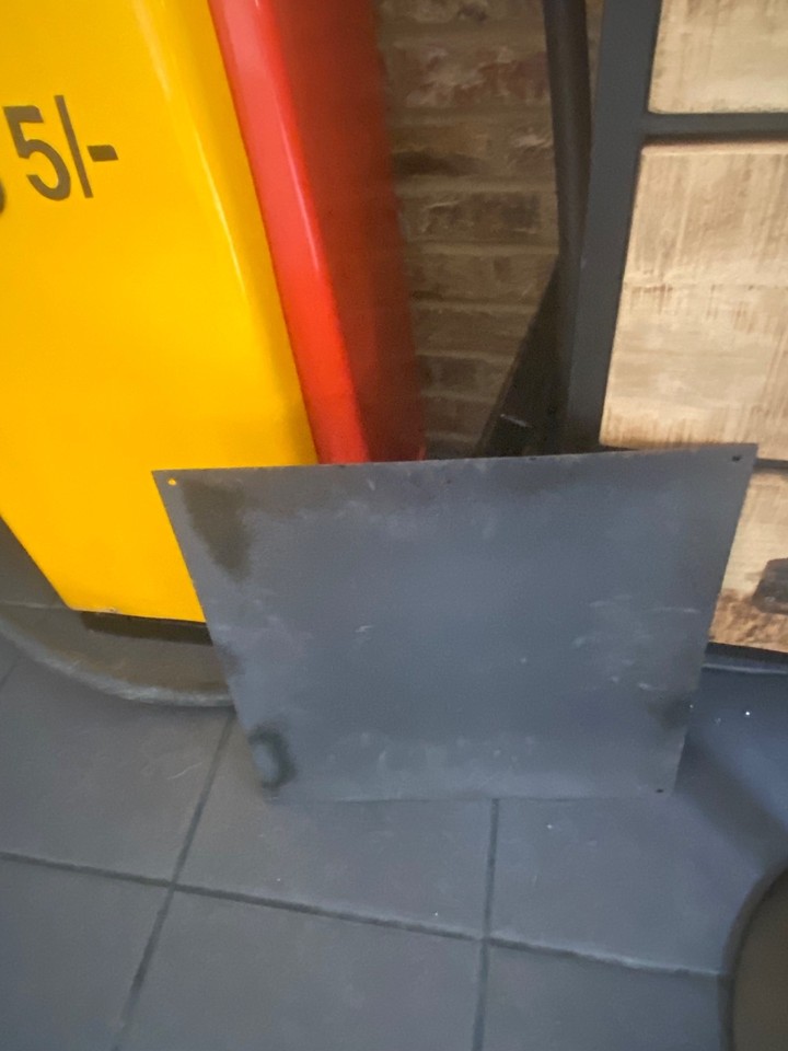 Large Retro Shell Oil Enamel Metal Garage Workshop Advertising Sign ...