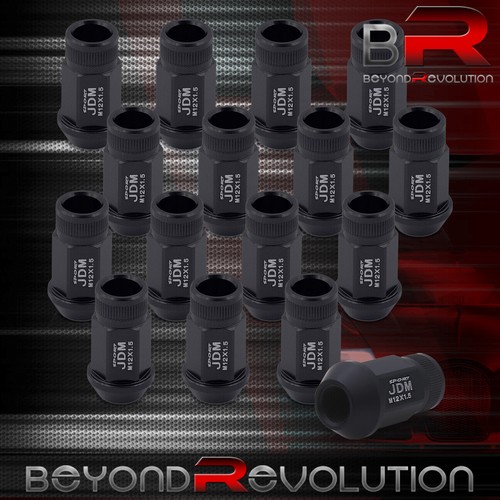 16PC Wheel Rim Lug Nut M12X1.5MM Pitch Thread Open Extended Aluminum ...