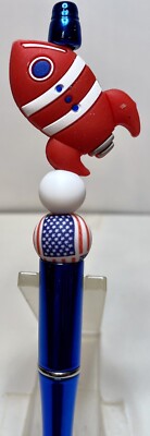 Beaded Pen “Rocket Ship”with Silicone Beads | eBay