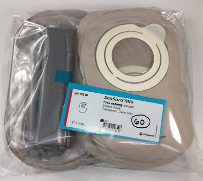 60 Coloplast 12216 Mio 2Pc Flex Ostomy Pouches Red | eBay