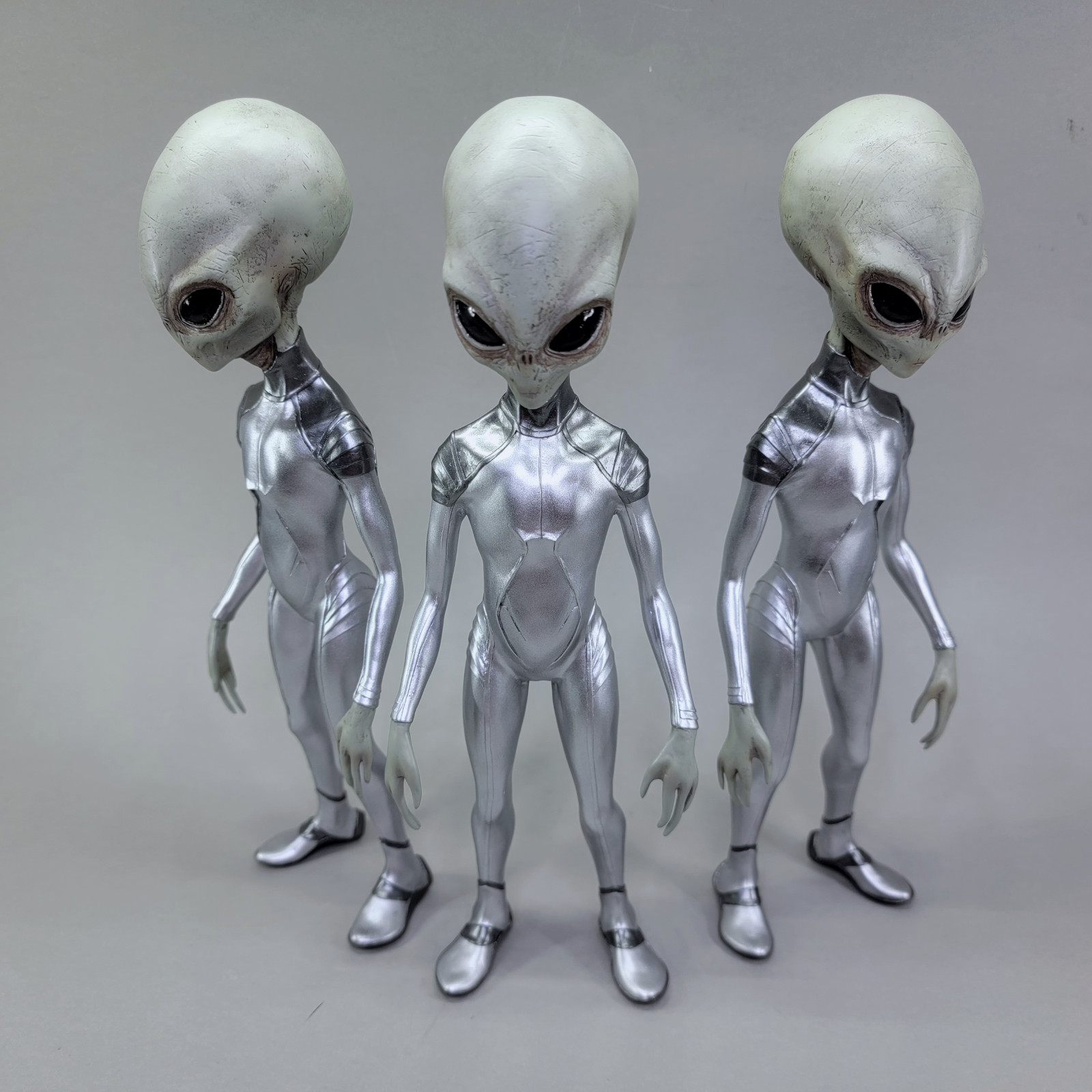 BIG 1/6 Jumpsuit Grey Alien figure Roswell area 51 UFO pilot model sci ...
