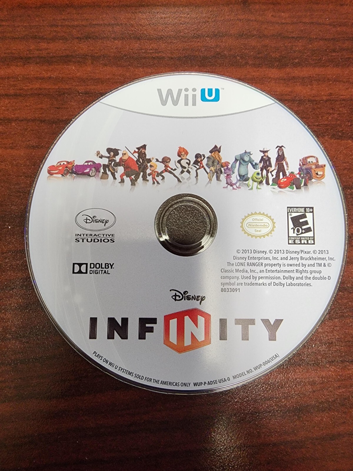 Disney Infinity (WII U) NO TRACKING - DISC ONLY #A943 | eBay