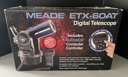 Meade ETX-60AT Refractor Digital Telescope with Autostar Computer ...