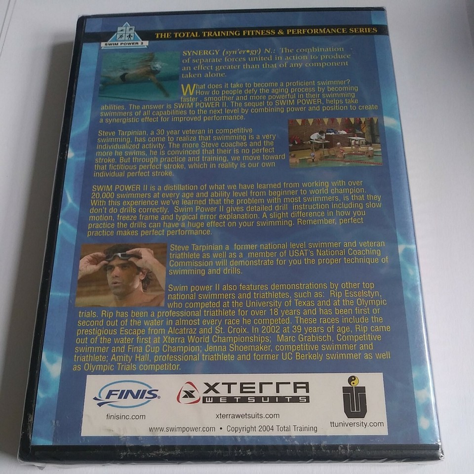 Swim Power 2 - Synergistic Swimming (2004 DVD) - Training Fitness ...