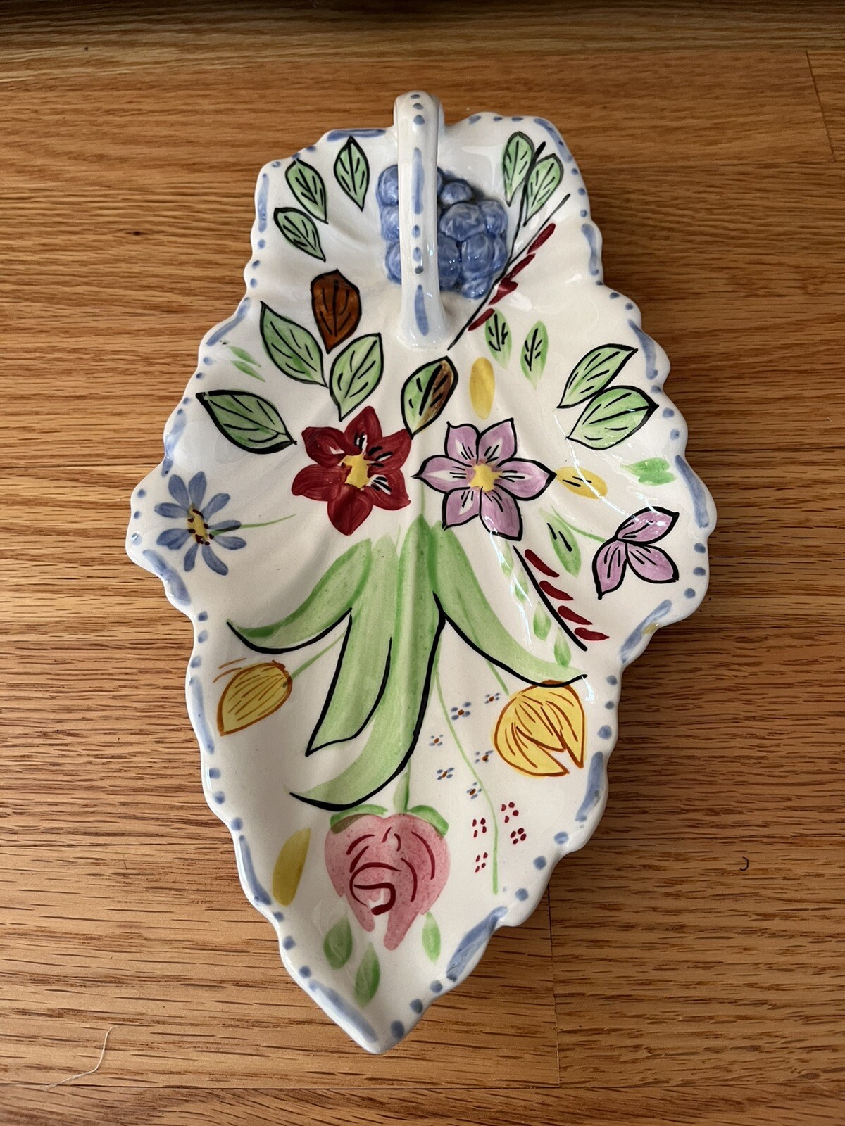 Vintage Blue Ridge China Southern Pottery Narrow Leaf Dish Made USA | eBay