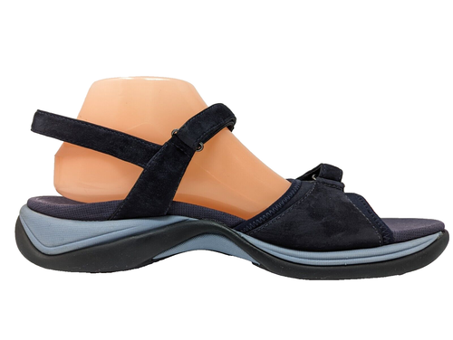 Clarks Springer Sport Sandals Womans 11M Blue Leather Slingback Comfort ...