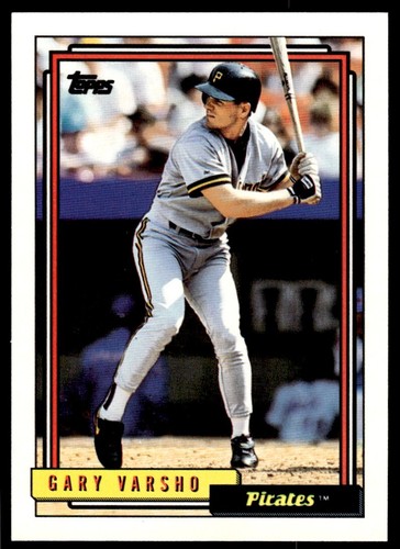 1992 Topps Baseball Card Gary Varsho Pittsburgh Pirates #122 | eBay