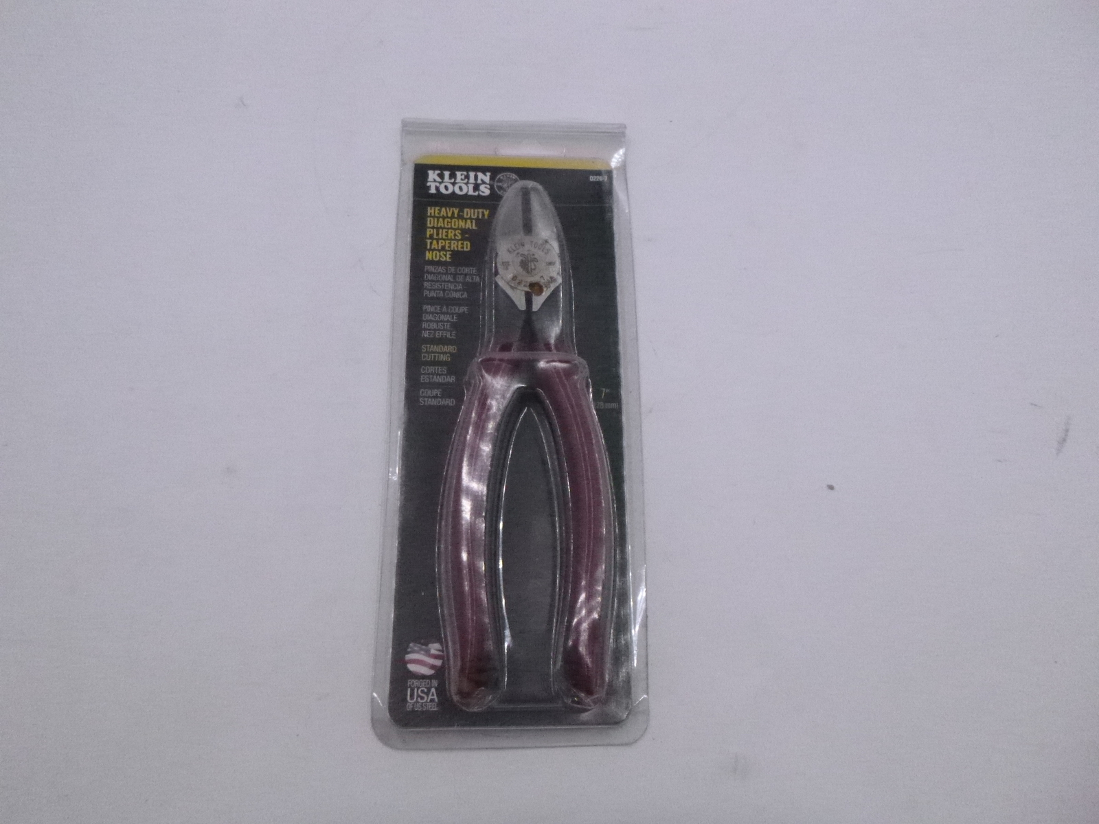 Klein Tools D220-7 Heavy Duty Diagonal Cutting Pliers Tapered Nose 7 ...