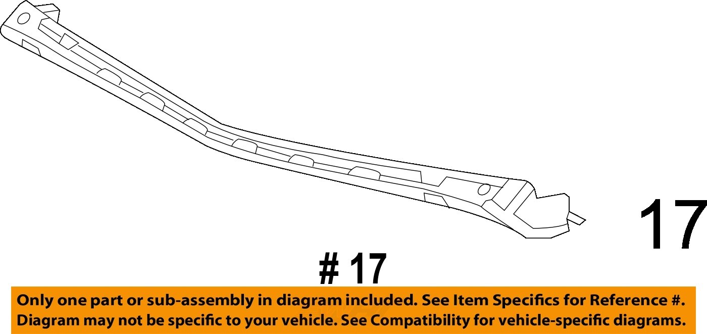 Cadillac GM OEM 15-18 ATS Front Bumper-Lower Support 22879651 | eBay