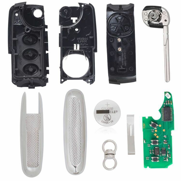 Remote Key Fob for Bentley Continental GT Flying Spur 315MHz 3Btn ...