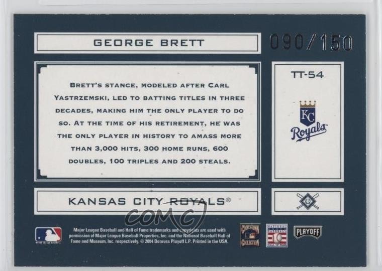 2004 Playoff Absolute Memorabilia Tools of the Trade Green /150 George ...