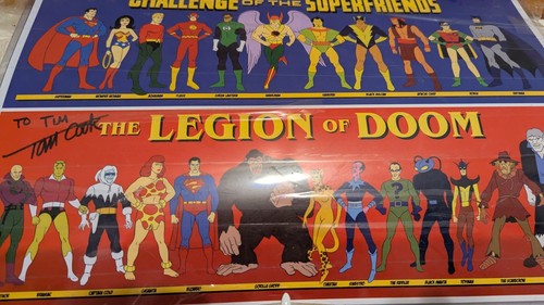 Comic Con Tom Cook Signature Art Cartoon Cell Print Legion Of Doom ...