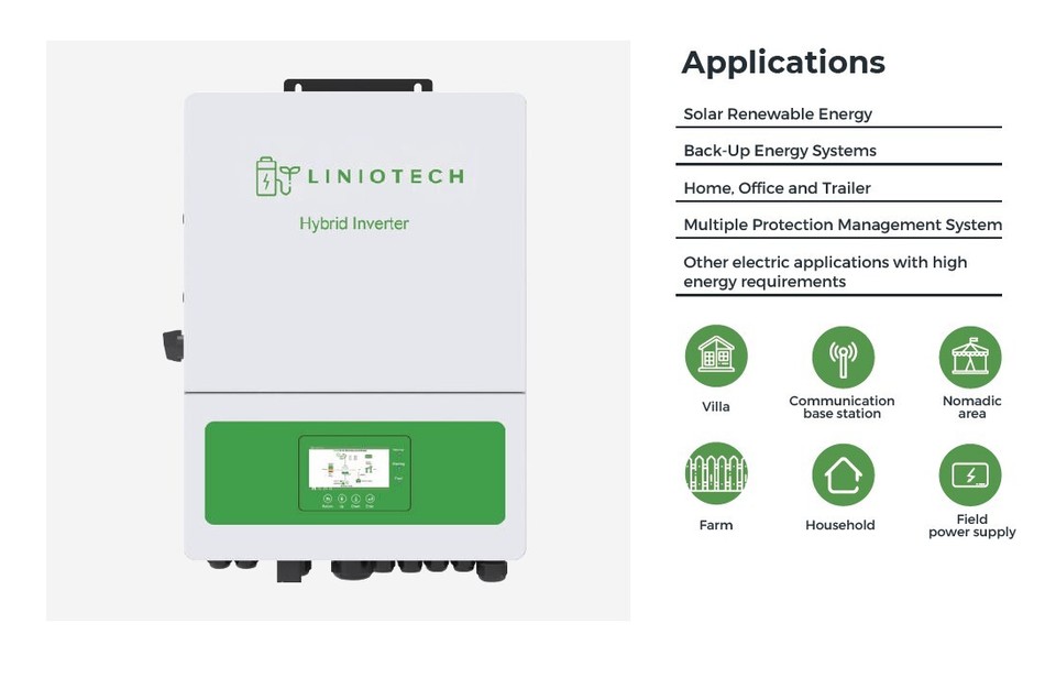 LUX 18KPV All-In-One Hybrid Solar Inverter 18kW PV Input 12k Output 48V ...