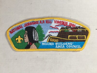 1985 National Jamboree Mound Builders Area Council JSP BSA Patch | eBay