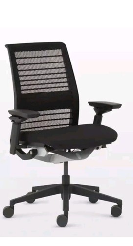 Mesh Back Office Desk Chair Think Chair by Steelcase Version 2 Black ...