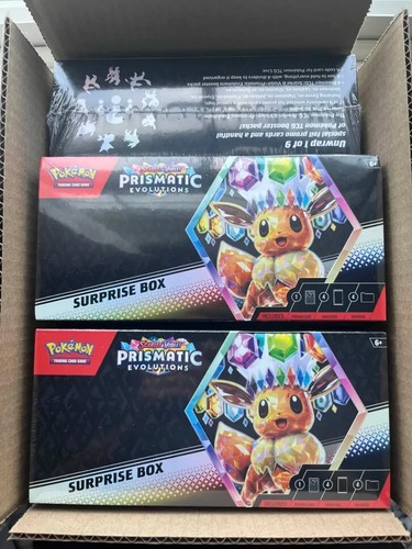 Pokémon TCG SV8.5 Prismatic Evolutions Surprise Box Factory Sealed | eBay