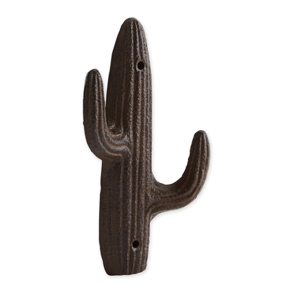 Cast Iron Cactus Wall Mounted Hooks Centerpiece Collectible Home Decor ...