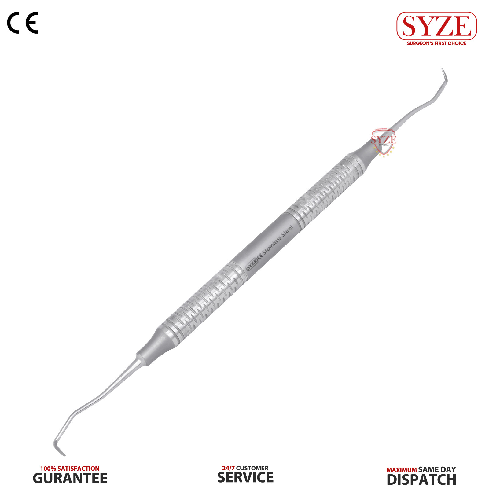 Posterior Jacquette Scaler Double Ended Dental Periodontal Tools ...