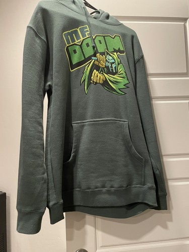 MF DOOM "Anti Hero" Hoodie Green DOOM logo Size Large Official ...