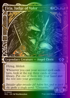 Firja, Judge of Valor (40/204) March of the Machine Multiverse Legends ...