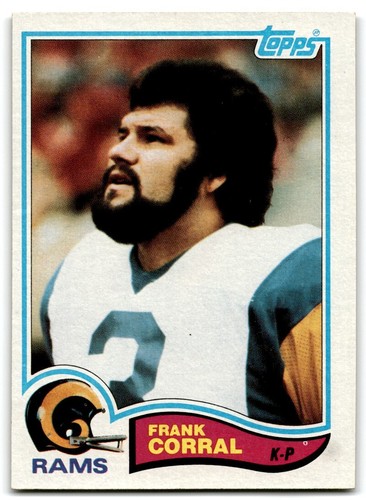 1982 Topps Frank Corral Los Angeles Rams #370 | eBay