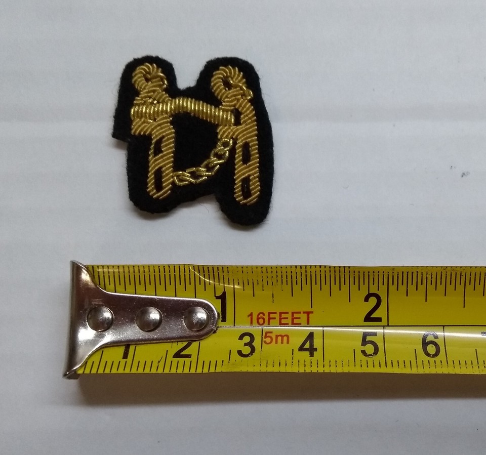 Mess Kit Badge Saddlery Harness maker British Army Hand Embroidered Arm ...