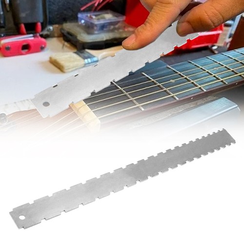 Guitar Neck Notched Straight Edge Ruler Precision Fret Leveling Tool ...
