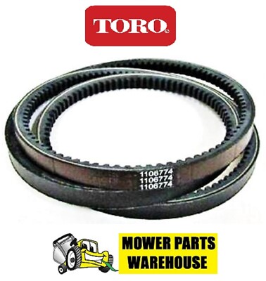 COGGED DRIVE BELT FOR TORO 119-3309 1193309 TIMECUTTER ZS3200 ZS3200S ...