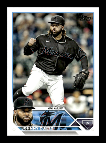 2023 Toppe # 551 Johnny Cueto Card Miami Marlins | eBay