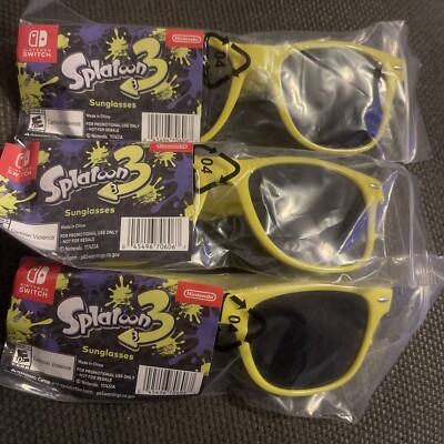 Nintendo Switch Splatoon 3 Sunglasses Target Exclusive Promo Glasses ...
