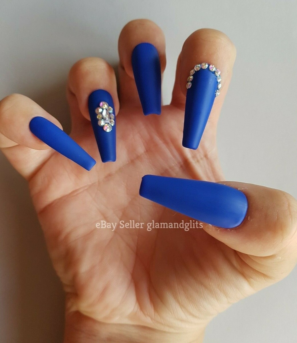 Royal Blue Matte Nail Polish