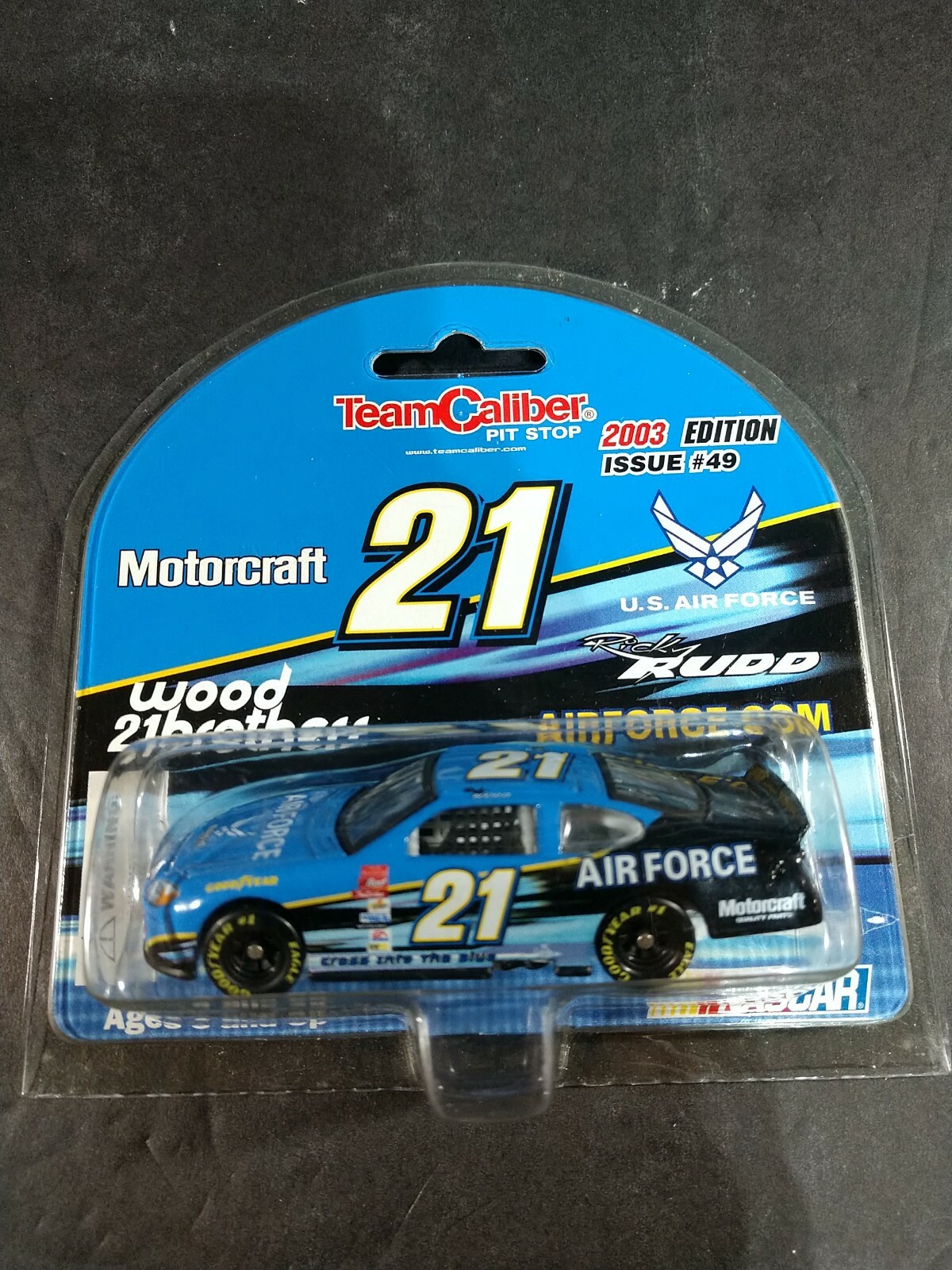 RICKY RUDD #21 U.S. AIR FORCE TEAM CALIBER 1:64 Race Car 2003 Edition ...