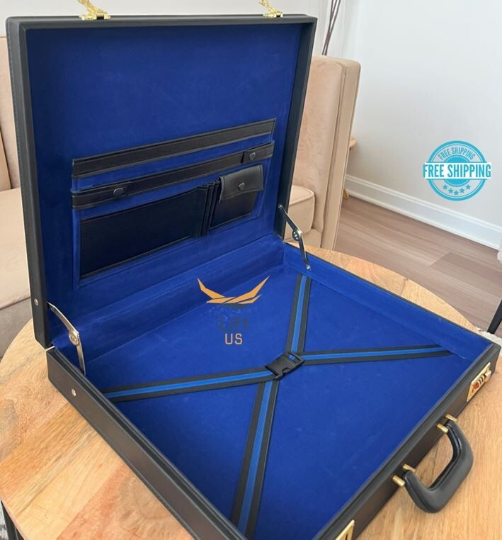 Masonic Regalia Apron Hard Case Briefcase MM or WM Mason Size Leather ...