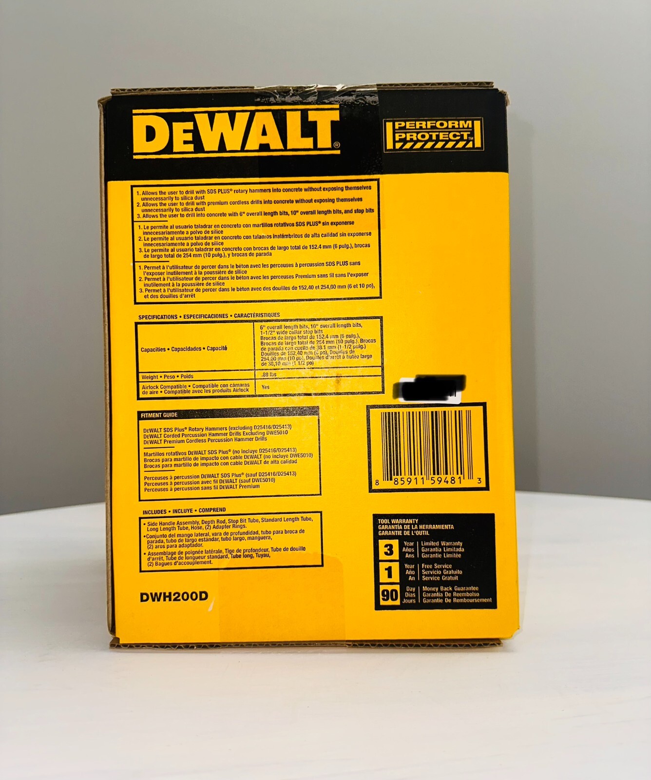 DEWALT+DWH200D+Dust+Extraction+Tube+Kit+With+Hose for sale online | eBay