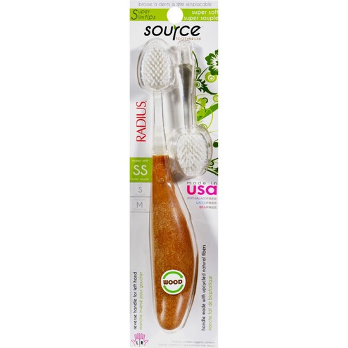 Radius Source Super Soft Toothbrush Eco-Friendly Assorted Colors Case ...
