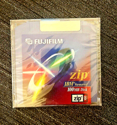 1 FUJIFILM ZIP IBM FORMATTED 100MB DISK ( NEW SEALED) | eBay