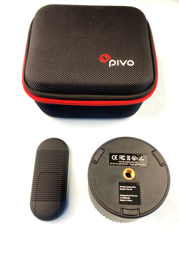 Pivo Pod Red with Remote and Travel Case - Fast Auto Tracking Phone Red ...