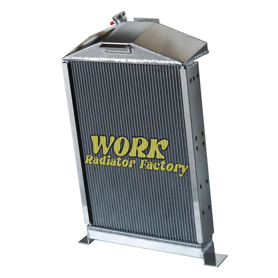 Full Aluminum Radiator fits for 1933 1934 Ford Cars Chevy V8 Conversion ...
