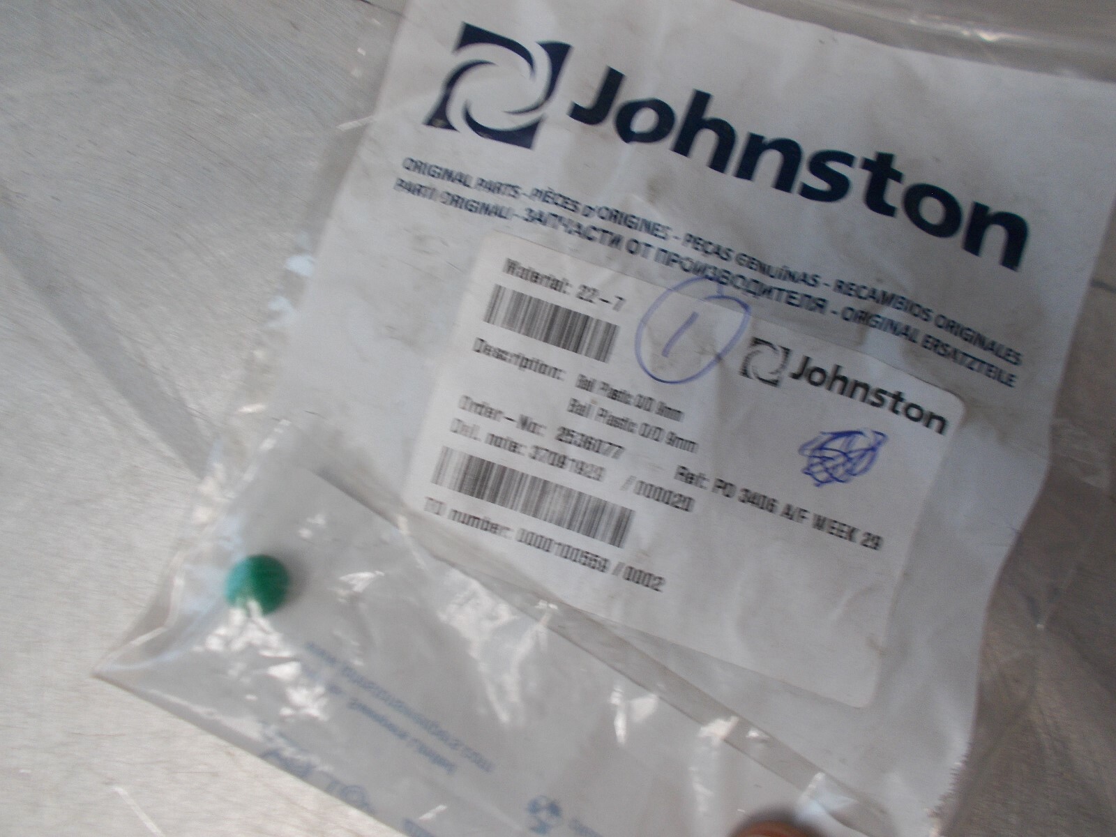 F48) Johnston Sweeper Plastic Ball 22-7 | eBay