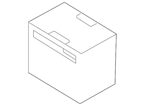 Genuine Nissan Battery Cover 24431-6GW0A | eBay