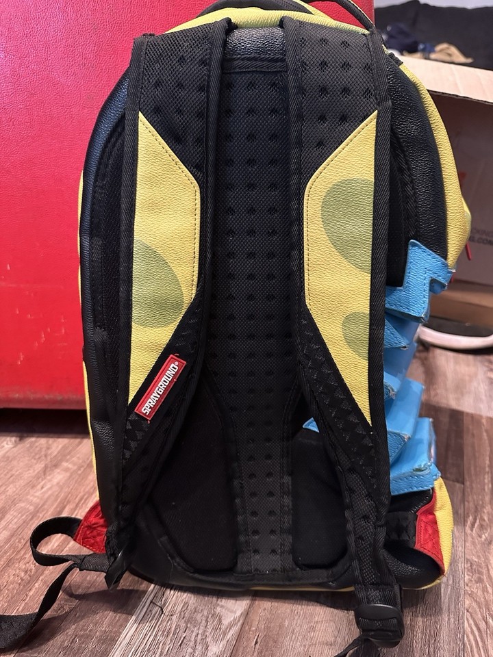 SPRAYGROUND X SPONGEBOB Sharkbite DLXSV BACKPACK | eBay