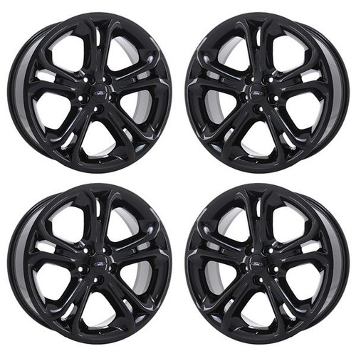 20" FORD EXPLORER GLOSS BLACK WHEELS RIMS FACTORY OEM 3860 2011-2015 ...