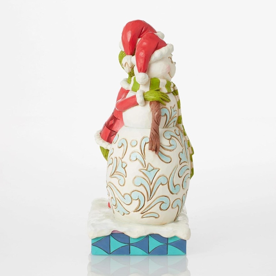 Jim Shore Grinning Grin and Snowman Santa Grinch Figurine | eBay