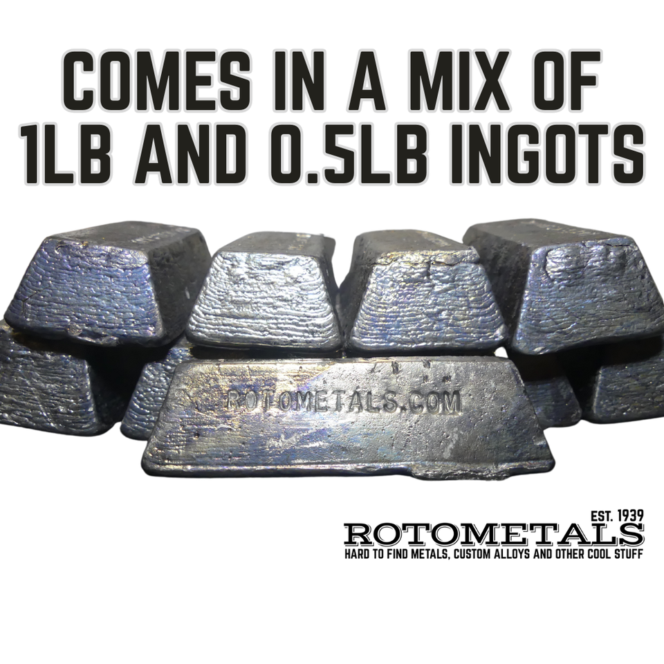 25 Lbs of 1/2 to 1 pounds Lead Ingots Bars Reloading Metal Casting ...