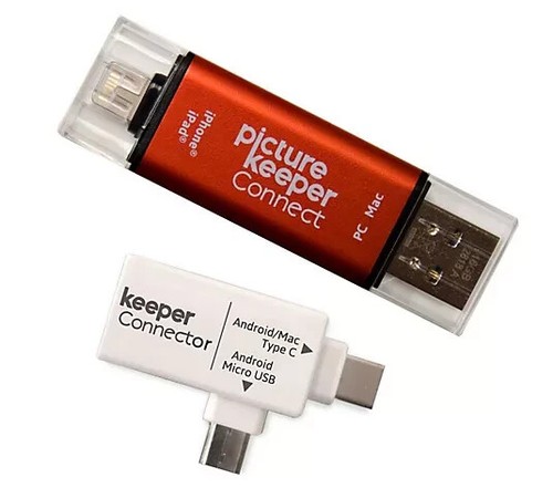 (NEW) Picture Keeper Connect 16GB Photo Backup Flash Drive Android ...