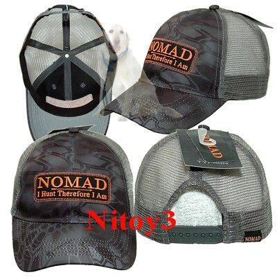 NOMAD Kryptec Camo Trucker Patch Baseball Cap-Hat Men One Size | eBay