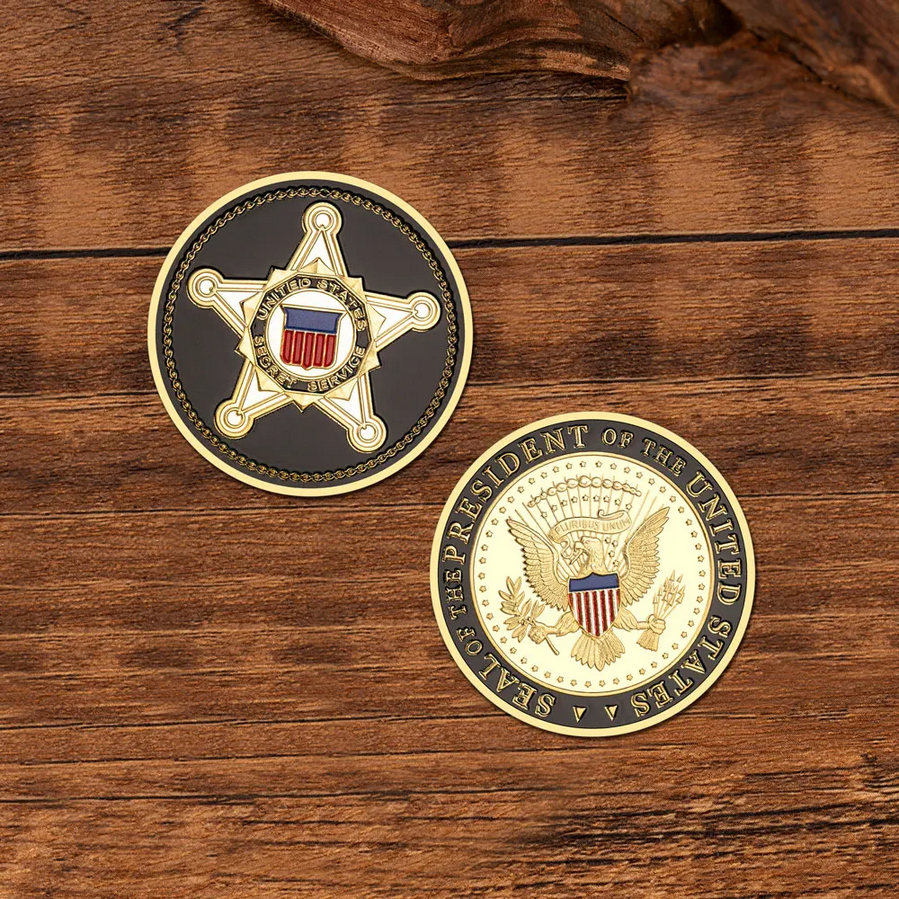 United States Secret Service Challenge Coin Collectable Commemorative 1 ...
