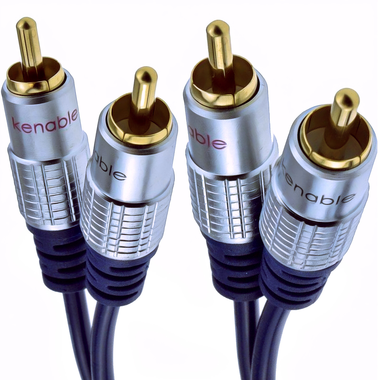 3m PURE OFC 2 Phonos RCA to 2 x Phono Cable Lead GOLD 5055383405923 | eBay